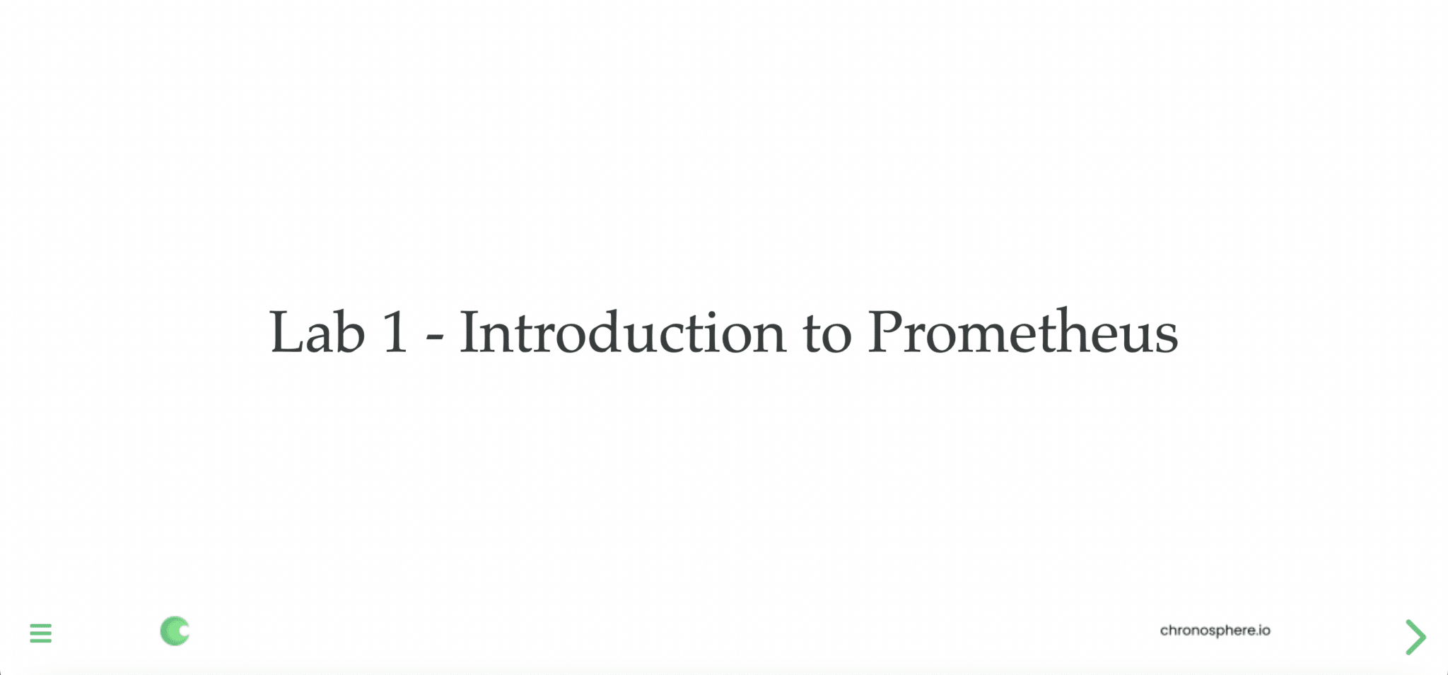 Workshop: Introduction to Prometheus | Chronosphere